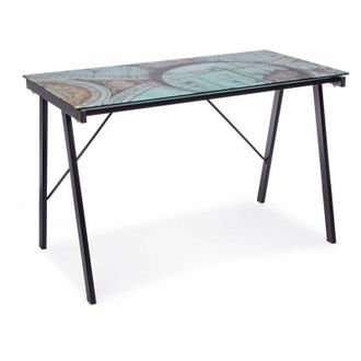 BIZZOTTO Moderner Schreibtisch Young, ideal f&uuml;r B&uuml;ro und Schlafzimmer aus Glas 113 cm -Gulliver