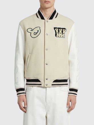 Off-white Veste OFF-WHITE Homme couleur Jaune Cr&egrave;me