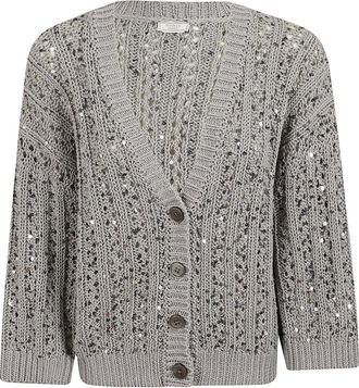 PESERICO Femme, Pulls, Gris, Taille: 40 FR Sweater