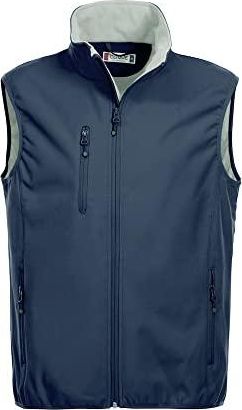 Clique Softshell Vest Gilet Pull sans Manche, Bleu (Bleu Marine fonc&eacute;), M Homme