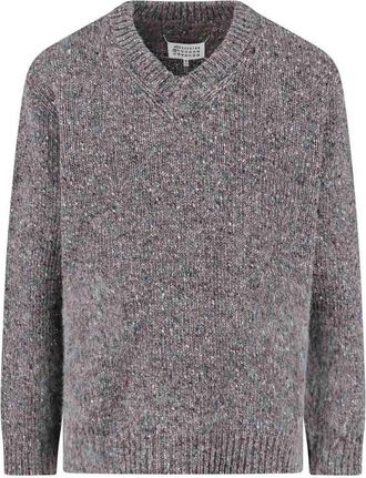 Maison Margiela U-Boot-Pullover - Grau