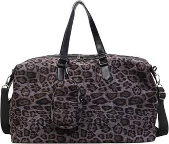 Generic Sac imprim&eacute; l&eacute;opard, Sacs de voyage pour femmes, sac &agrave; bandouli&egrave;re ajustable pour Yoga, Weekend, Gym, voyage, shopping et les voyages daffaires(Blue)