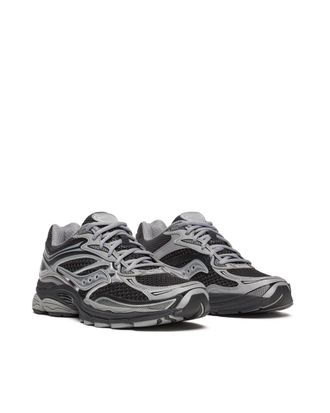 Saucony Unisex Sneakers Progrid Omni 9 Black-Silver Upper: Textile Trainers Black/silver