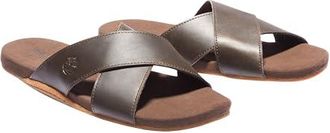 Timberland Homme Seaton Bay Cross Strap Slide Sandales, Marron Dark Brown Leather, 41.5 EU