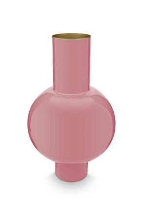 Pip Studio Metall Vase Rosa 40cm