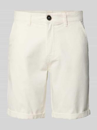 Blend Chino-Shorts aus Leinen-Mix