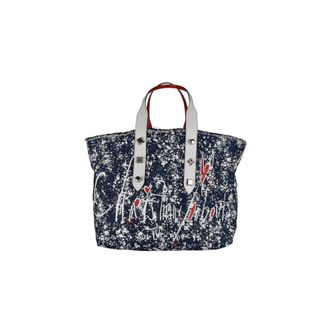Christian Louboutin Femme, Sacs, Bleu, Taille: ONE Size Frangibus Tote