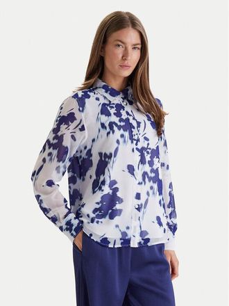 Calvin Klein Hemd LV044F123G Blau Relaxed Fit