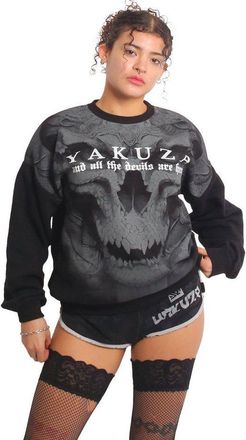 Yakuza Sweatshirt Devils im Oversized Look