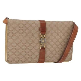 Celine Sac bandouli&egrave;re Vintage Pre-owned - Femme - Pre-owned - Beige - Taille: ONE Size