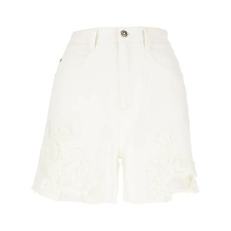 Ermanno Scervino L&auml;ssige Denimshorts - - Shorts - Damen - Wei&szlig; - S
