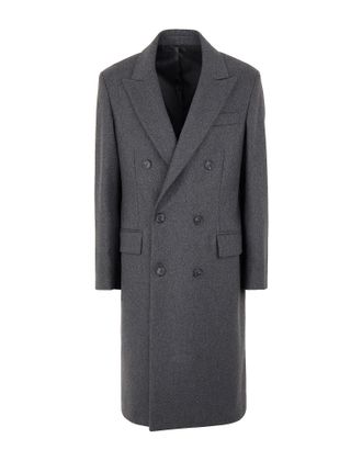 8 by YOOX WOOL-BLEND DOUBLE-BREASTED COAT