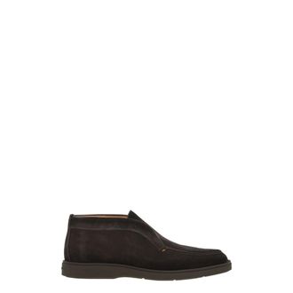 Santoni Homme, Chaussures, Brun, Taille: 43 1/2 EU Suede Desert Boot