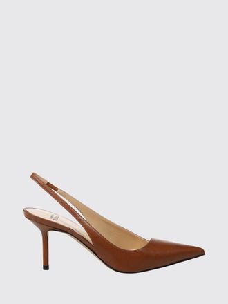 Francesco Russo Escarpins slingback en cuir su&eacute;d&eacute; &agrave; talon moyen