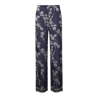 Genny Wide Pantalons - Femme - Pantalons - Bleu - Taille: 40 FR