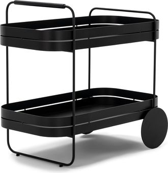 Spinder Design Servierwagen Gin & Trolley aus Stahl (Schwarz)