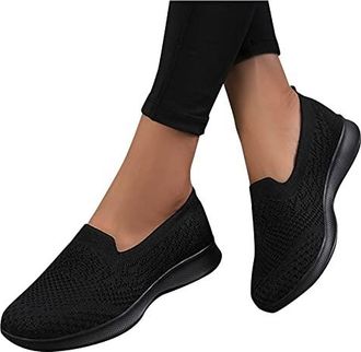 Generic Chaussures plates pour femme - Baskets l&eacute;g&egrave;res et respirantes - Chaussures de sport - Chaussures de sport - Chaussures de gymnastique - Chaussures bas