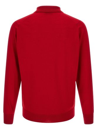 John Smedley Dorset Polo Shirt - Red