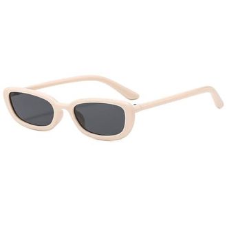 Generic Lunettes De Soleil D&eacute;coratives For Hommes Et Femmes, Monture &Agrave; Petite, Id&eacute;ales For Les Vacances D&eacute;placements(Beige)