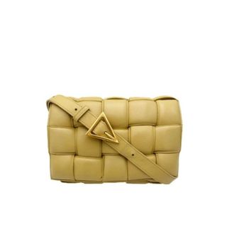 Bottega Veneta Sac bandouli&egrave;re en cuir Pre-owned - Femme - Pre-owned - Jaune - Taille: ONE Size