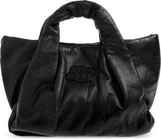 Munthe Lix Croco Bag - Femme - Sacs - Noir - Taille: ONE Size