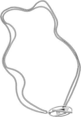 Diesel Homme, Collier en acier inoxydable avec fermoir à bascule