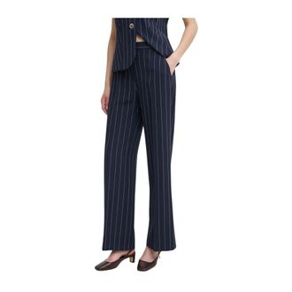Sandro Ferrone California Wide Pantalons - Femme - Pantalons - Bleu - Taille: 36 FR