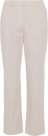 Bomboogie Femme, Pantalons, Beige, Taille: 40 FR Pantalon en satin de coton