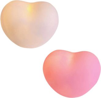 UPKOCH 2pcs Herz-förmigen Design Nacht Lichter Für Schlafzimmer Wohnzimmer Garten Terrasse Balkon Kompakte Desktop Lichter