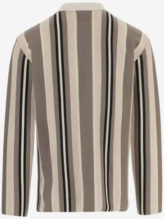 Guest In Residence Mens Polo Shirt Striped Cashmere Multicolour T-shirts And Polos
