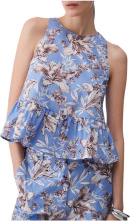 Liu Jo Femme, Tops, Bleu, Taille: 42 FR Tank Top Wa6365 T4853