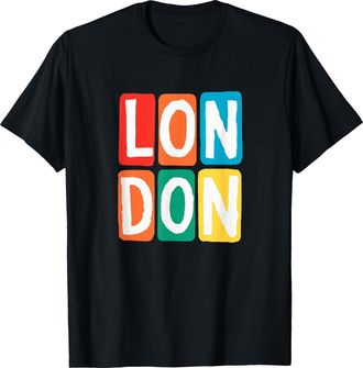 Mapanoli Design Vintage London Souvenir - Retro Modern Art London T-Shirt