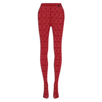 Marine Serre Cjer Leggings - Red