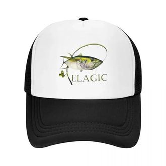 Generic Casquettes Baseball pour Hommes Hommes, Golden P Fishing Elagic Fish Summer Mesh Casquettes Baseball pour Hommes Casquettes personnalis&eacute;es cr&egrave;me Solai