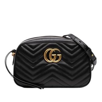 Gucci Pre-owned Vintage Gesteppte Umh&auml;ngetasche - - Pre-owned - Damen - Schwarzk - ONE SIZE