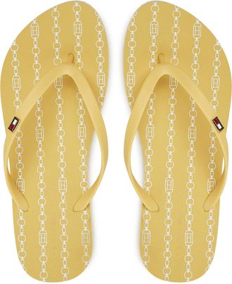 Tommy Hilfiger Zehentrenner Tommy Hilfiger FW0FW08518 Gelb