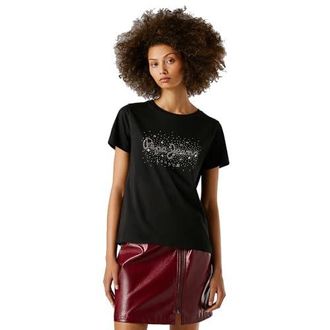 Pepe Jeans London Brady T-Shirt, Noir (Black), Small Femmes