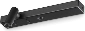 Ideal Lux Ideal Lux - bonne nuit LED-Lesewandleuchte links, Schwarz, 3000 k