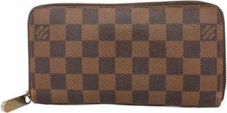 Louis Vuitton unisex, Pre-owned, Brun, Taille: ONE Size Portefeuille en toile Pre-owned