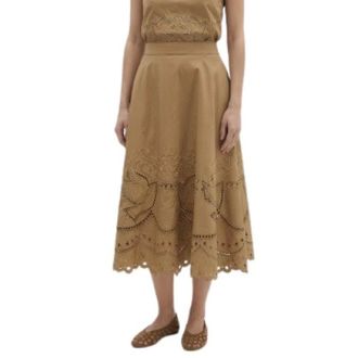 BERENICE Femme, Jupes, Beige, Taille: 40 FR Juliana Skirt