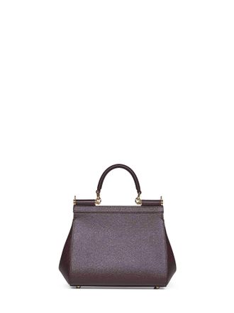 Dolce & Gabbana Sicily Top Handle Bag - Bordeaux