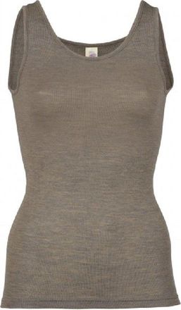 Engel Damen Trägerhemd, Wolle Seide, Gr. 34 - 48, 3 Farben (42/44, Walnuss)