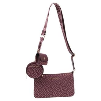 Michael Kors Sac &agrave; bandouli&egrave;re en toile Pre-owned - Femme - Pre-owned - Rouge - Taille: ONE Size