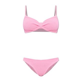 Hunza G Alicia Zweiteiliger Badeanzug - - Swimwear - Damen - Rosa - ONE SIZE