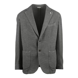 L.B.M. 1911 Blazer Sfiancato - - Jackets - Herren - Grau - 2XL