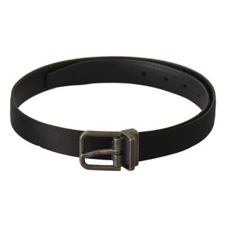 Dolce & Gabbana Vintage Metallschnalle Lederg&uuml;rtel - - Accessories - Damen - Schwarzk - ONE SIZE