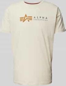 Alpha Industries T-Shirt mit Label-Print