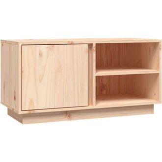 vidaXL TV-Schrank 80x35x40,5 cm Massivholz Kiefer vidaXL