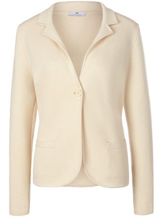 Peter Hahn Strickblazer Peter Hahn weiss