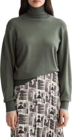 Scotch & Soda Damen Relaxed Fit Rollkragenpullover Sweater, Thymian U360, XL